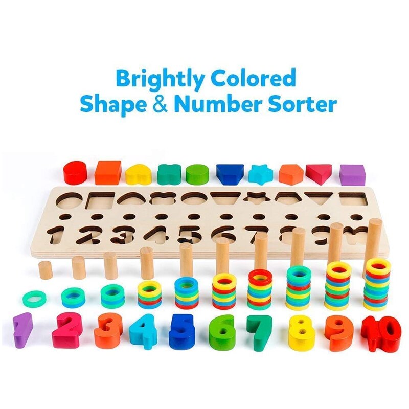 Wooden Blocks Puzzles Kids Toys for Toddlers Presc... – Grandado