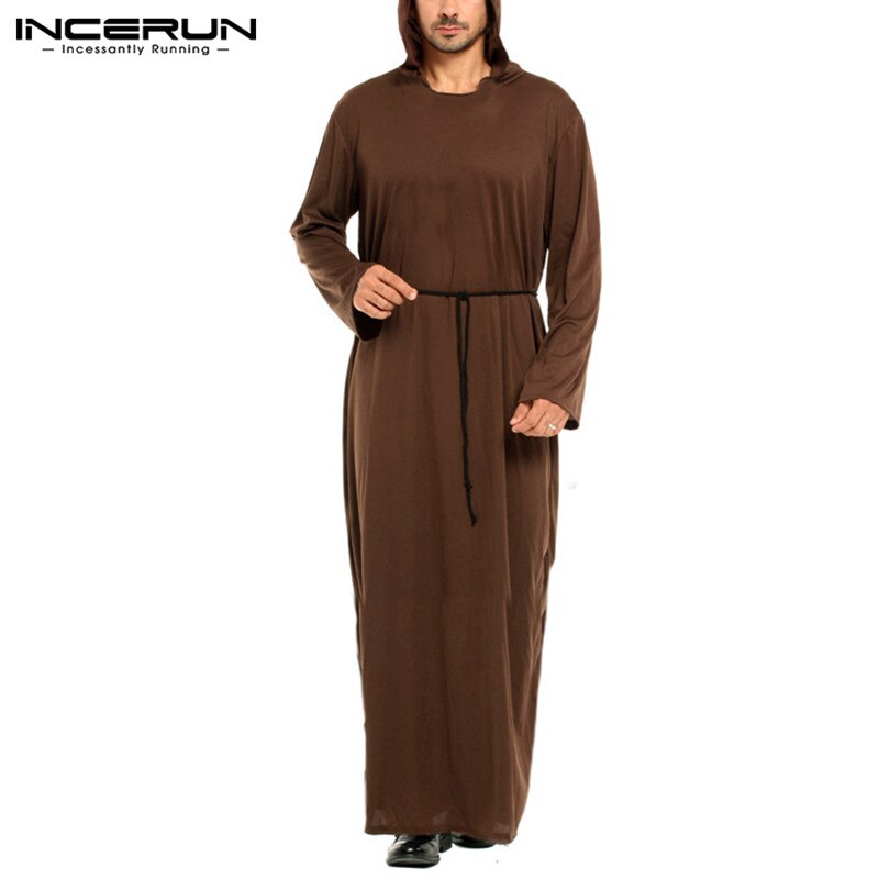 Incerun mannen gewaden cosplay kostuums met capuch... – Vicedeal