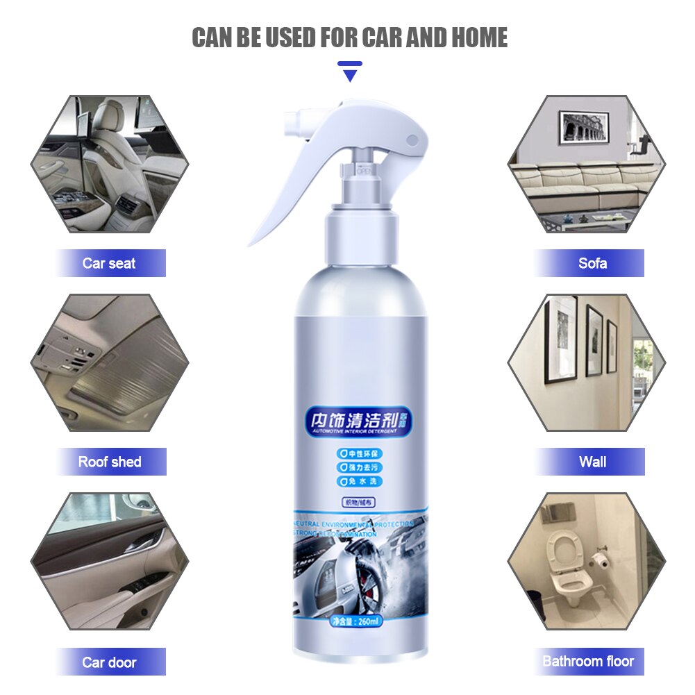 260ml Car Interior Cleaner No-clean Supplies Ceili... – Grandado