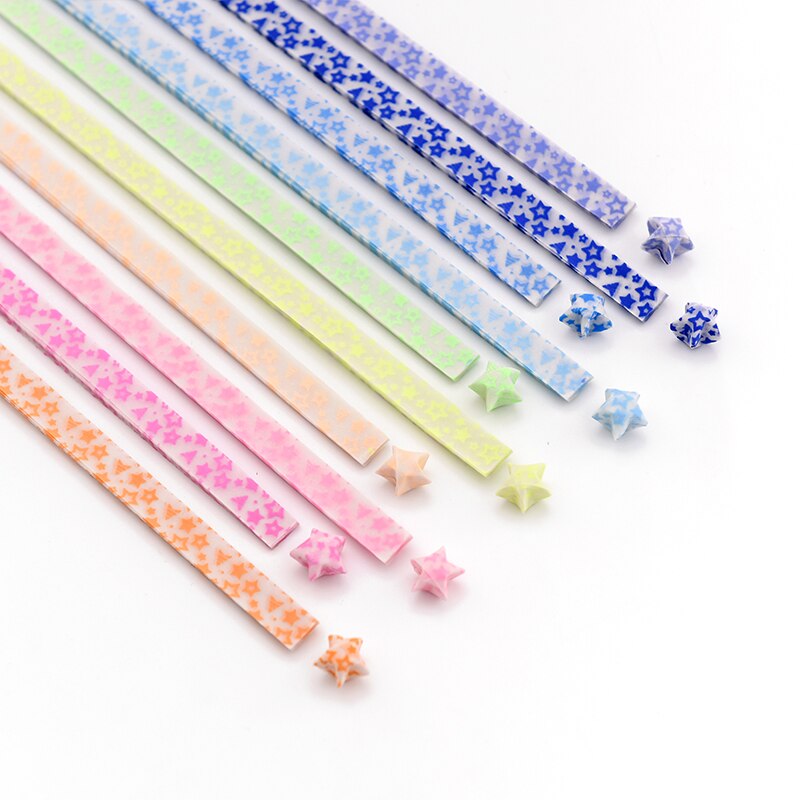 Dubbi 50pcs/lot noctilucent star color paper handm... – Grandado