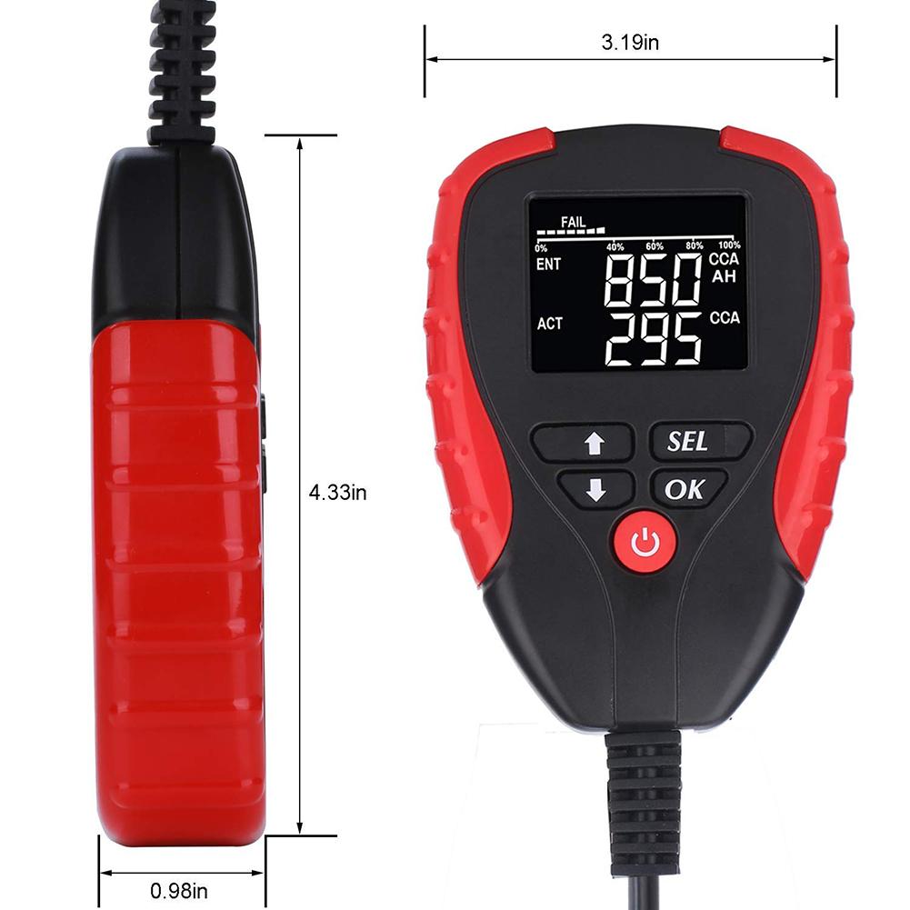 Testeur de batterie de voiture numérique 12V batte... – Grandado