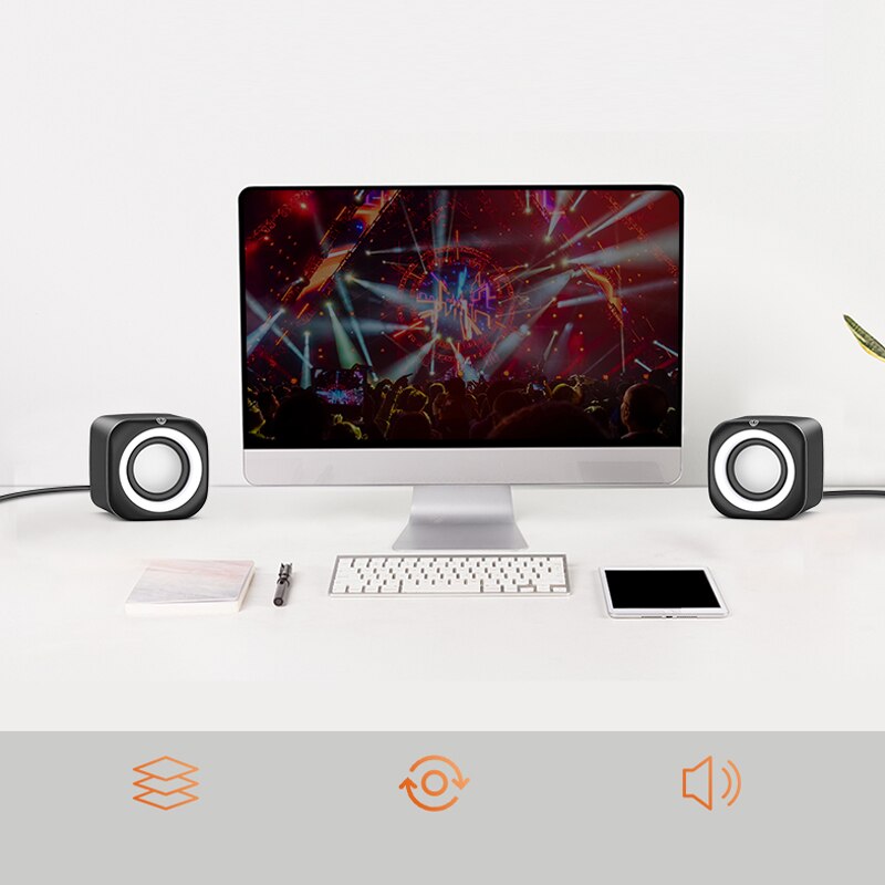 USB 2.0 Notebook Lautsprecher Wired Stereo Mini Co... – Vicedeal