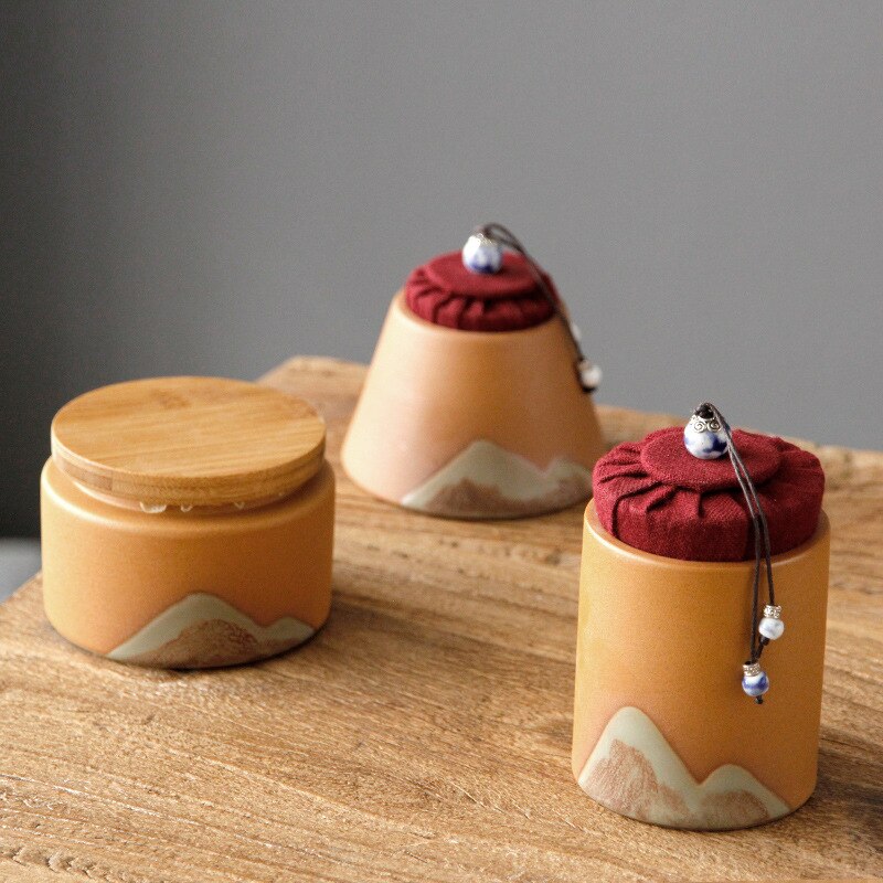 Green Moutain Ceramic Tea Pot Tea Box Packaging Bo... – Vicedeal