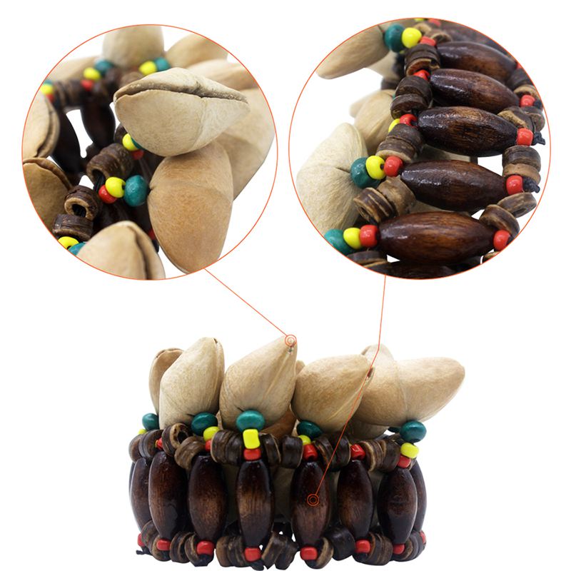 Handmade Nuts Shell Bracelet Handbell for Djembe A... – Vicedeal