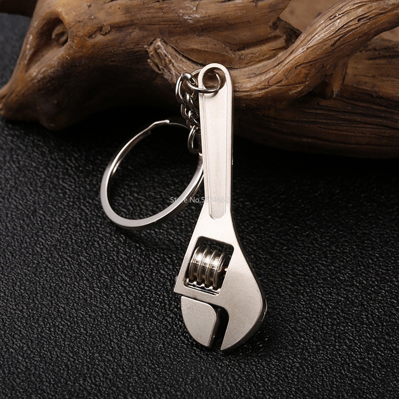 Mini Wrench Keychain Stainless Steel Car Key Ring ... – Vicedeal