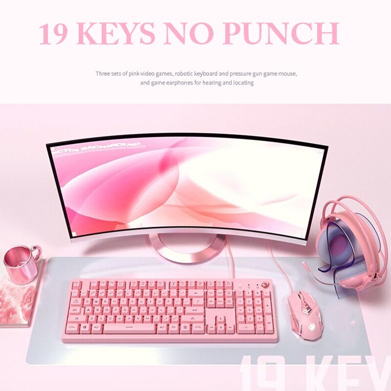 Gaming Combos 19 Keys No Punch Wired USB Keyboard ... – Grandado