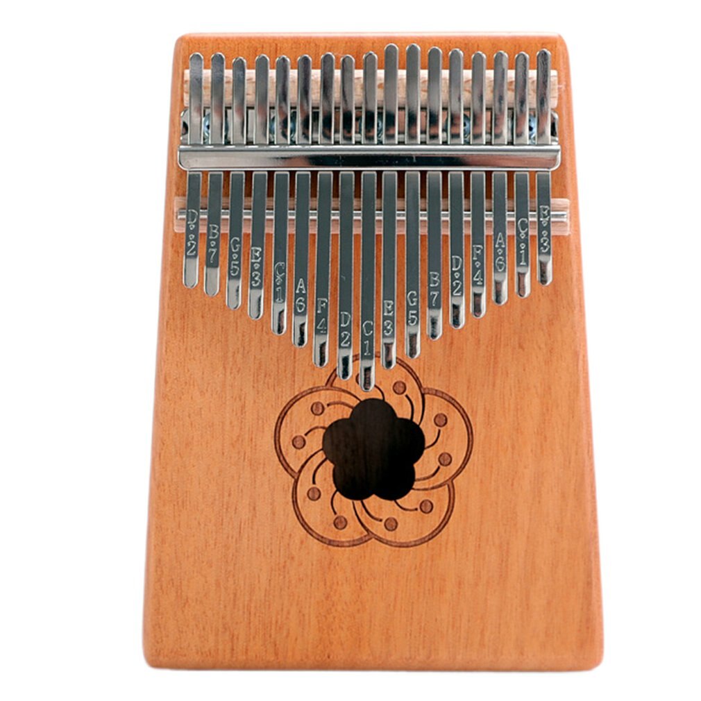 17 Keys Kalimba Thumb Piano Wood Mahogany Mbira Bo... – Grandado