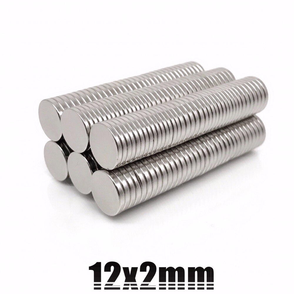 100 stks Neodymium magneet 12x2mm kleine ronde ste... – Vicedeal