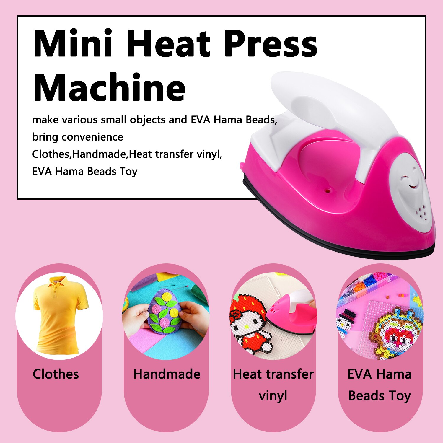 Mini Iron T Shirt Press Portable Heat Press Machin... – Vicedeal