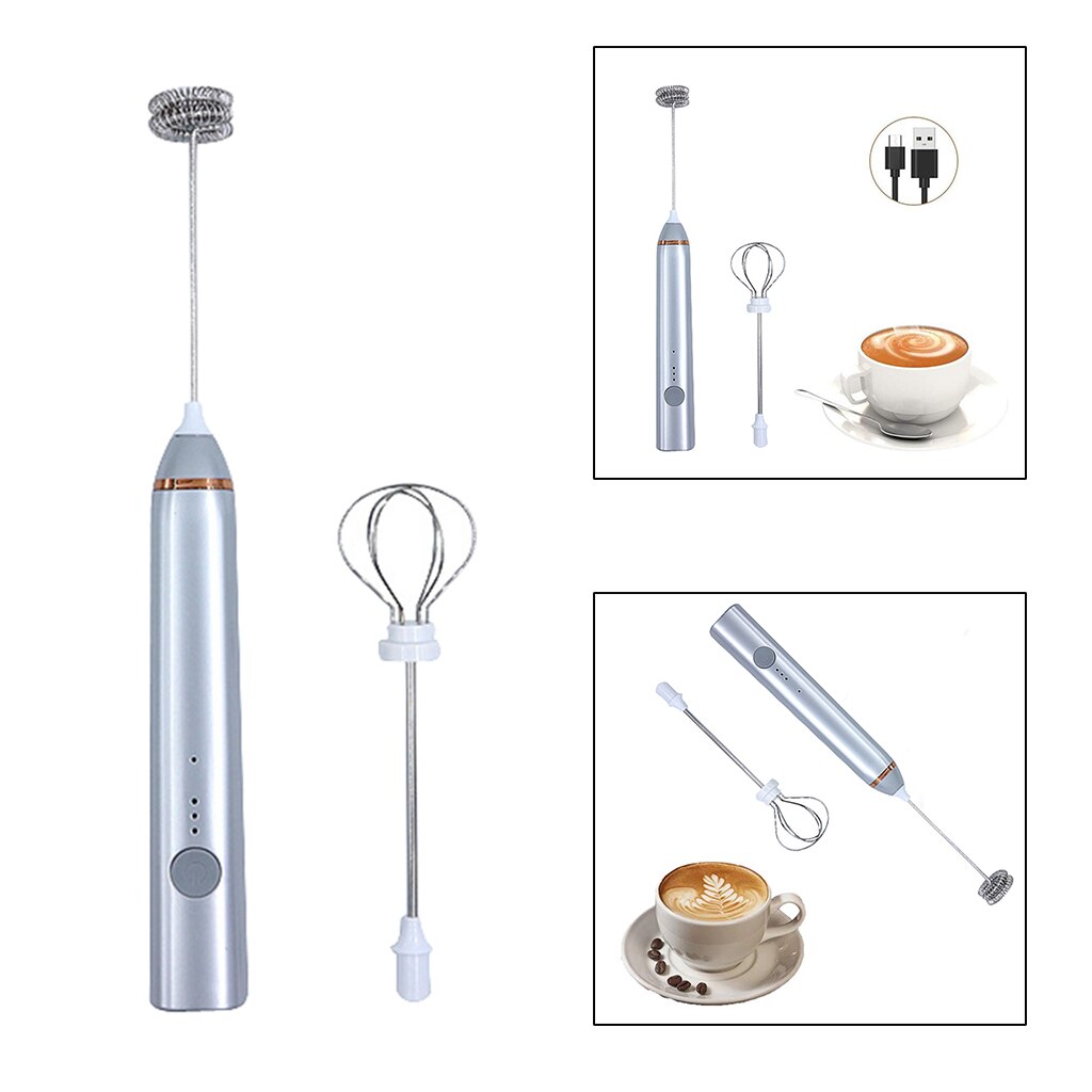 2-In-1 Handheld Elektrische Melkopschuimer Melk Sc... – Grandado