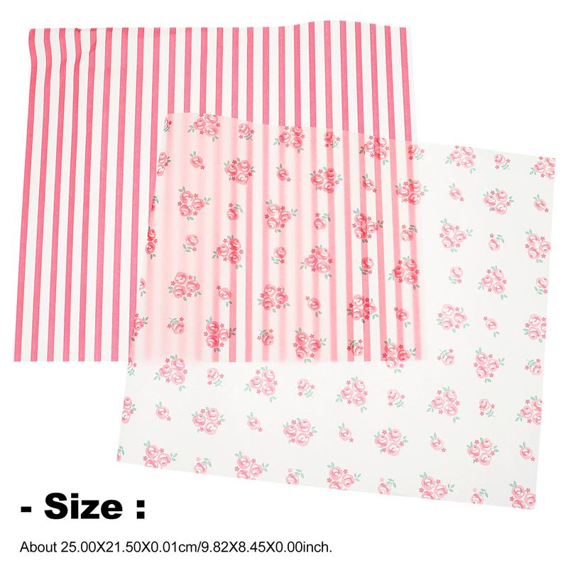 100 Sheets Paper Oil-Proof Decorative Bread Wrappe... – Grandado