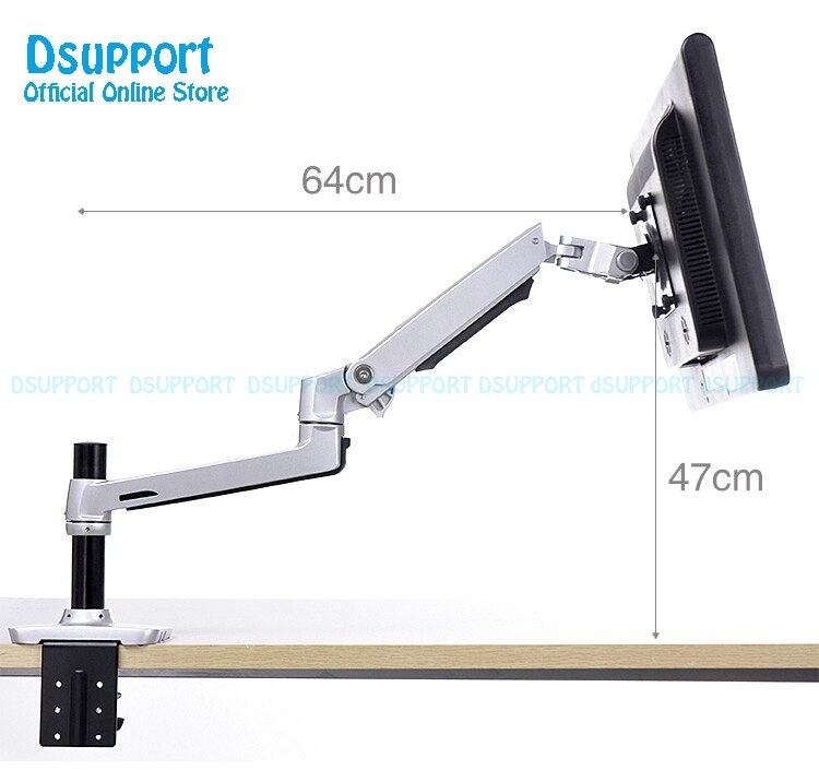 Desktop Mechanical Spring Full Motion 17-32inch Mo... – Vicedeal