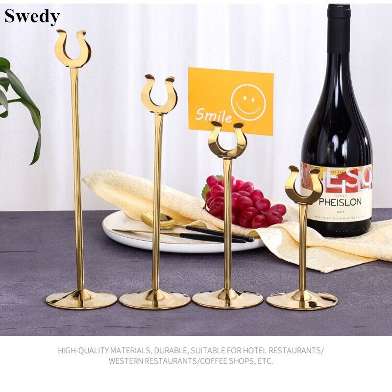 Metal Table Place Number Card Display Stand Restau... – Grandado