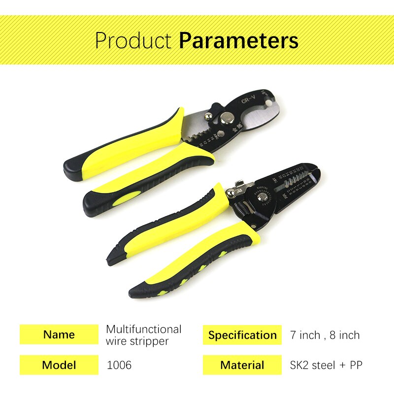 Crimper Cable Cutter Automatic Wire Stripper Multi... – Vicedeal