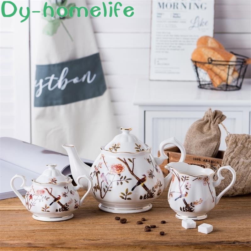 Nordic Magpie Bird Ceramic Coffee Tea Set Fruit Pl... – Grandado