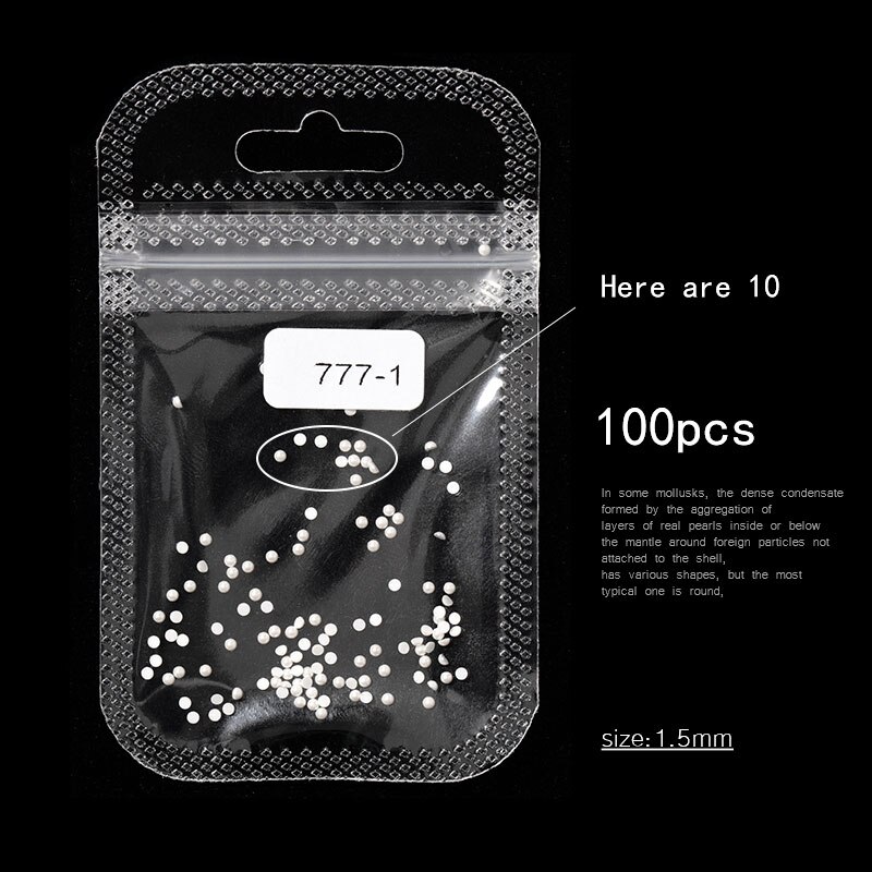 HNUIX Pearl Rhinestone Nail Decorations Pearls for... – Grandado