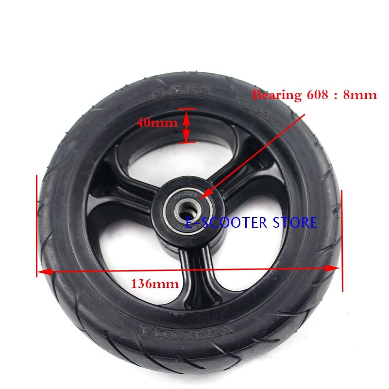 Solid Wheel 5 Inch 5.5x2 Fast Wheel F0 jackhot Nes... – Vicedeal