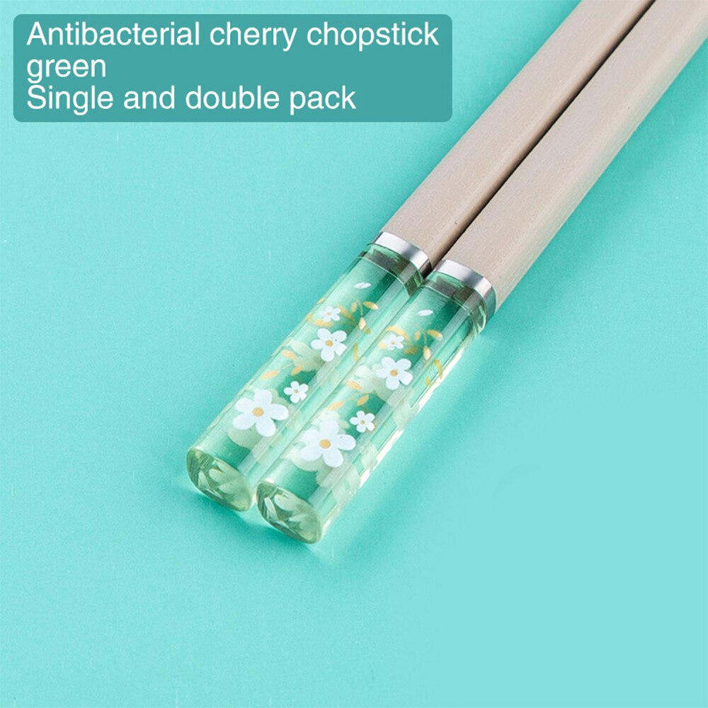 Flower Chopsticks Mildew Proof 24cm Amber Glass Fi... – Grandado