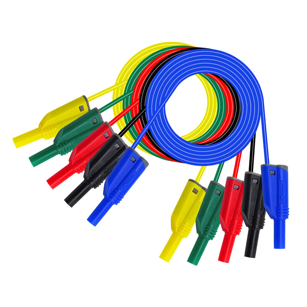 5Pcs 14AWG Siliconen 4 Mm Banana Banana Plug Test ... – Grandado