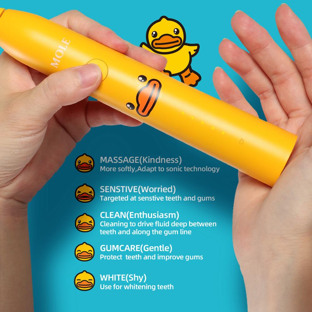 B.Duck Electric Toothbrush Rechargeable 5 Mode Adu... – Grandado