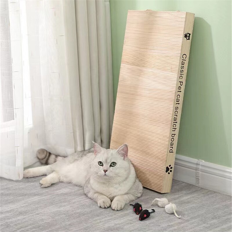 Cat Scratching board Wood Stand wall Furniture wal... – Grandado