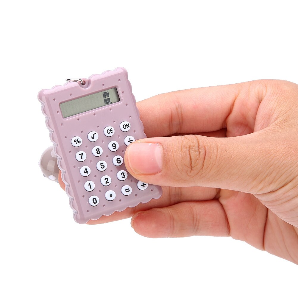 Portable Mini 8 Digits Calculators Keychain Electr... – Grandado