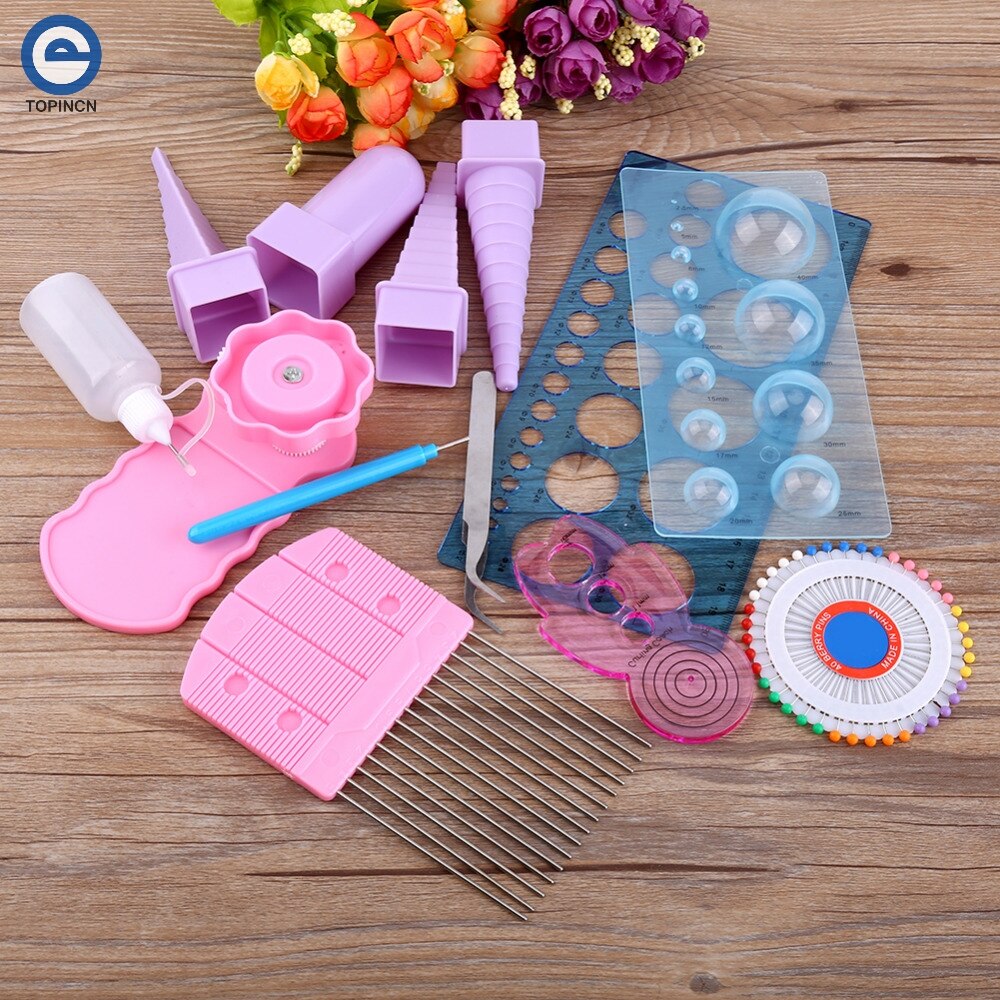 11 In 1 Paper Quilling Tools Kit Stripes DIY Width... – Grandado