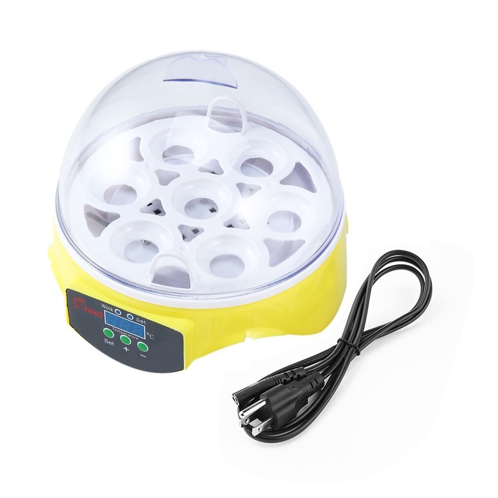 220V Mini 7 Eggs Incubator Plastic Digital Chicken... – Grandado
