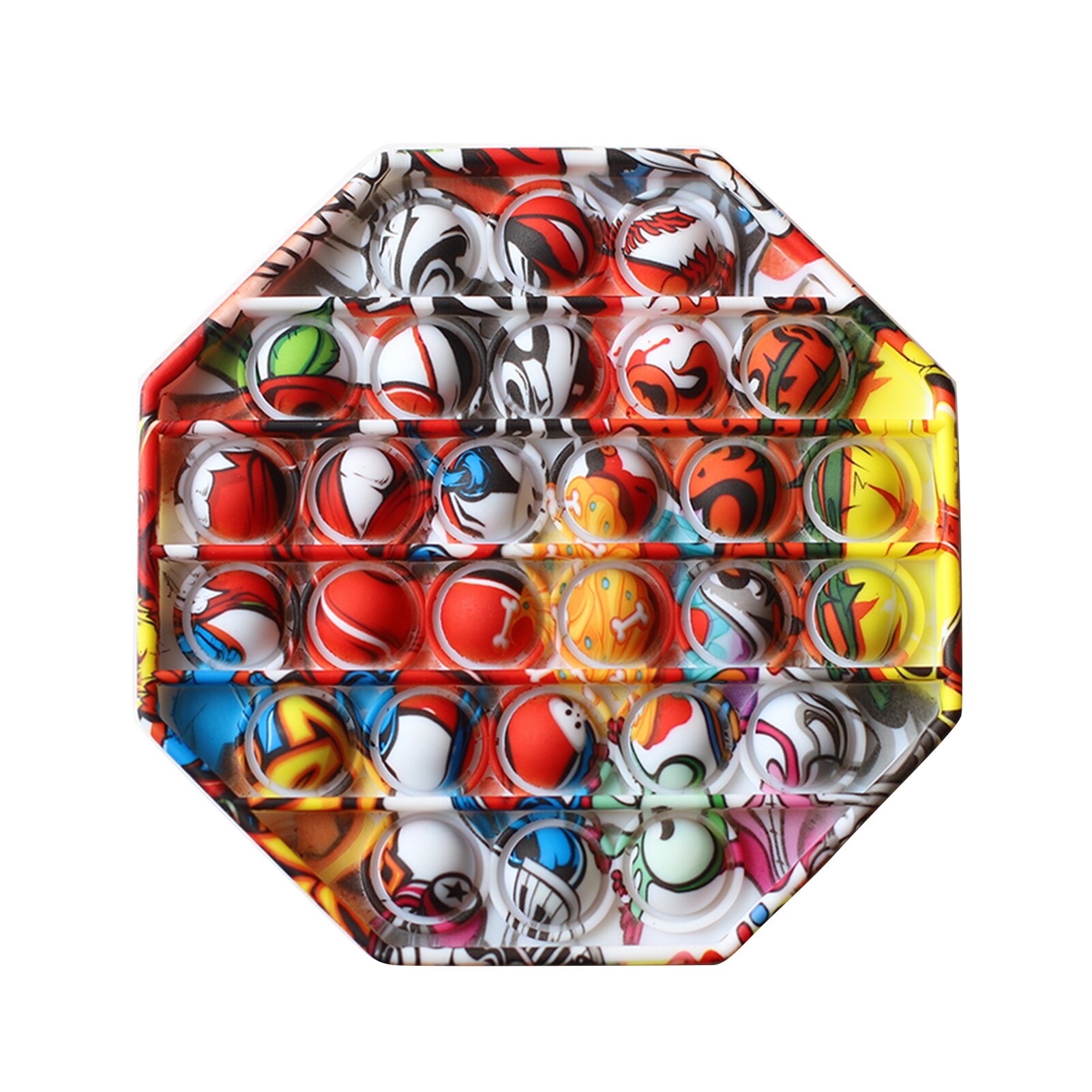 Push Pop Pop Bubble Sensory Fidget Toy Silicone St... – Grandado