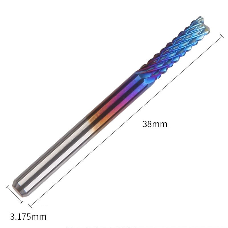 10pcs PCB Milling Cutter 3.175 Shank Nano Blue Coa... – Grandado