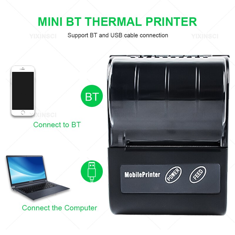 Draadloze Mini Bluetooth Thermische Printers Draag... – Vicedeal