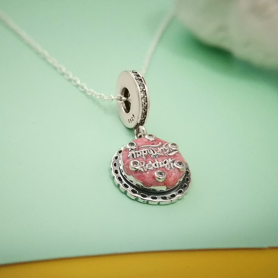 Real 925 Sterling Silver enamel charms Birthday wi... – Grandado