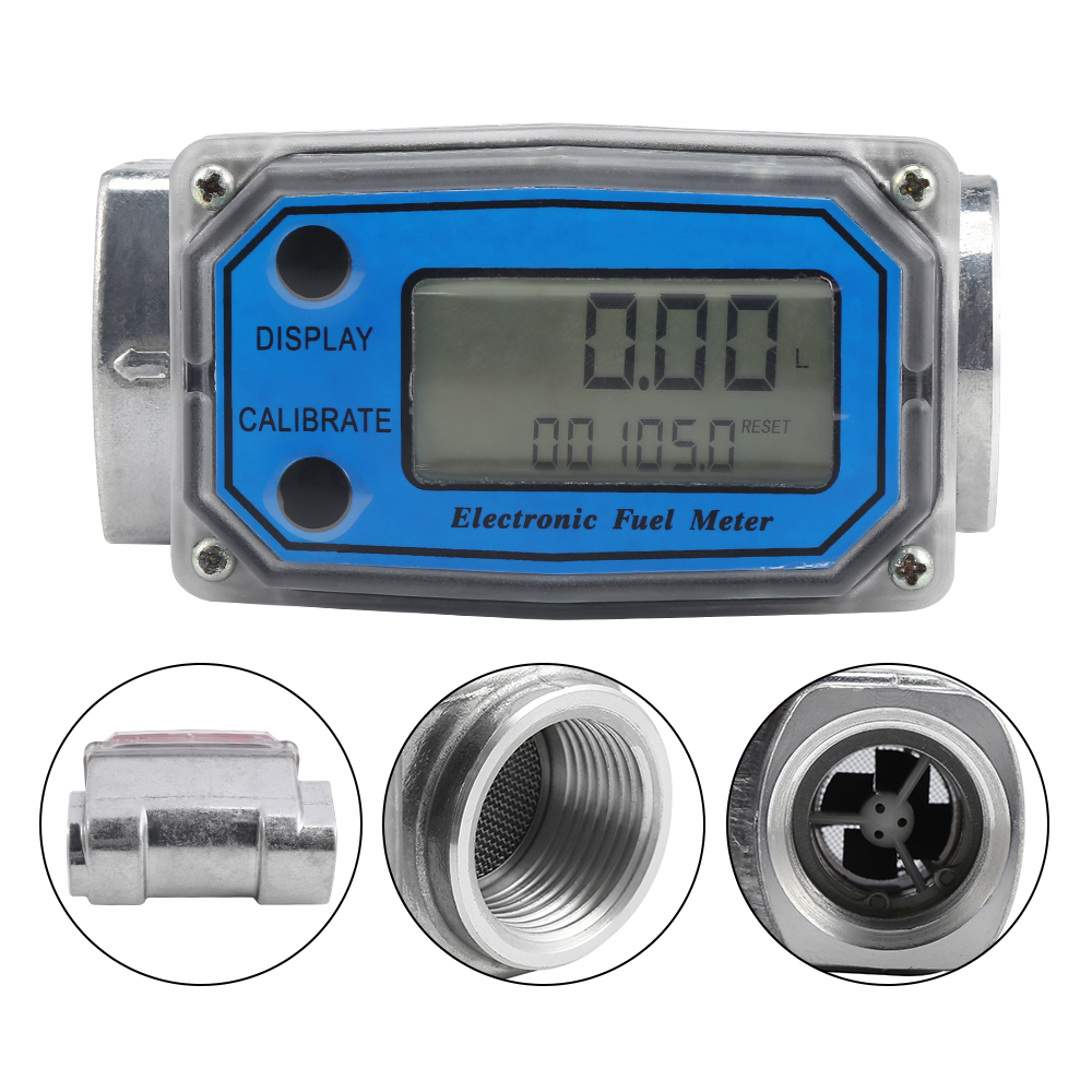 LCD Digitale Flowmeter Turbine Flowmeter Diesel Fu... – Vicedeal