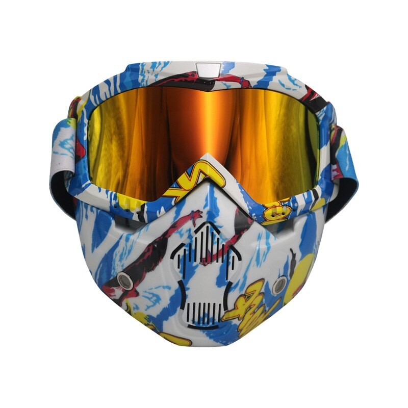 motorcycle goggles Motocross glasses with mask ski... – Vicedeal