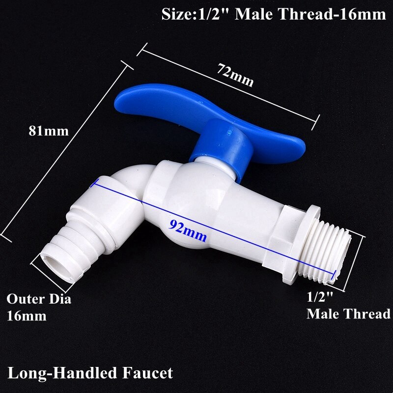 1/2“/3/4” Male Thread To 15/16mm PVC Water Tap Was... – Grandado
