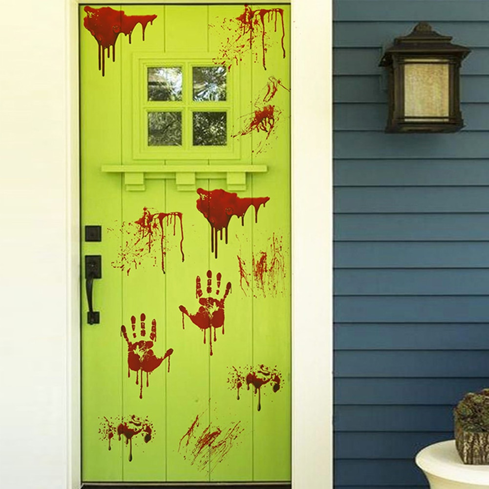 Wall Art PVC Living Room Festival Horror Removable... – Grandado