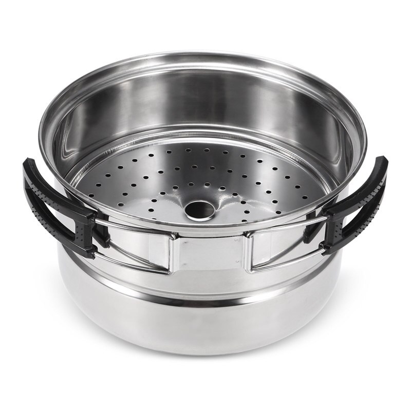 3Pcs Outdoor Pan Set Rvs Plaat Stapelen Potten Wan... – Grandado