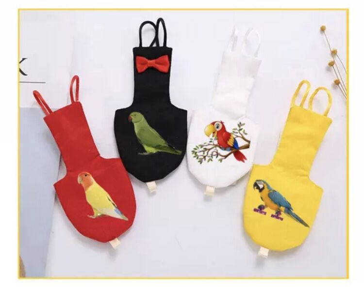 Parrot Diaper Pet Bird Clothes Reusable Washable N... – Grandado