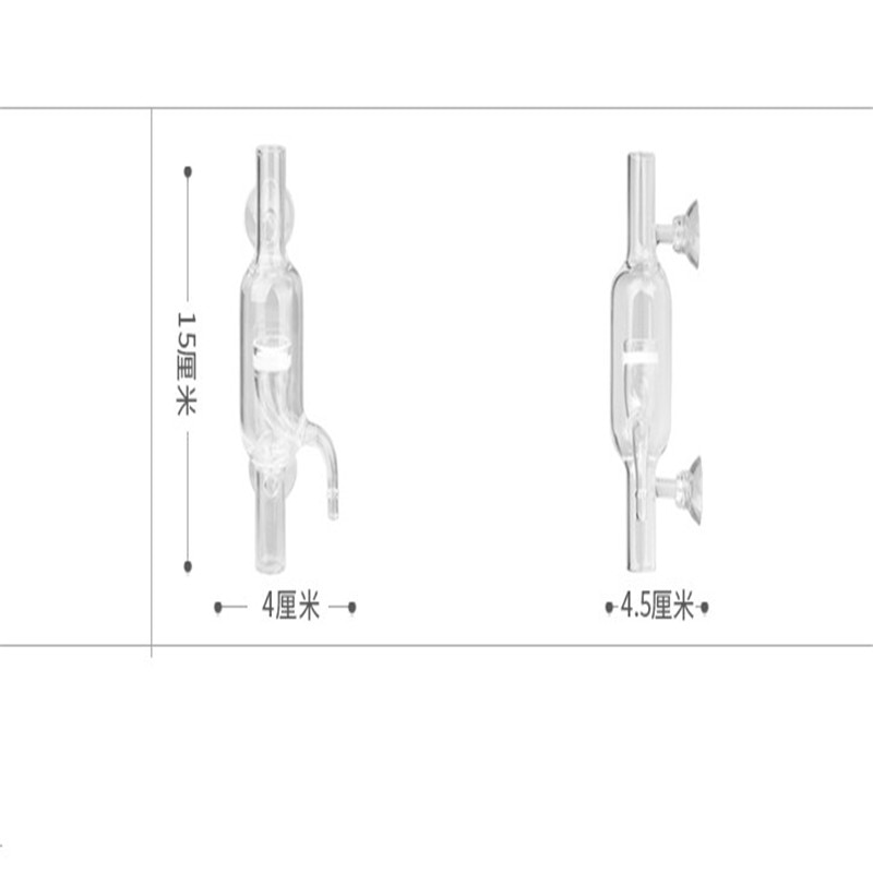Aquatics Inline Diffuser 12/16 16/22 Glass CO2 Ato... – Grandado