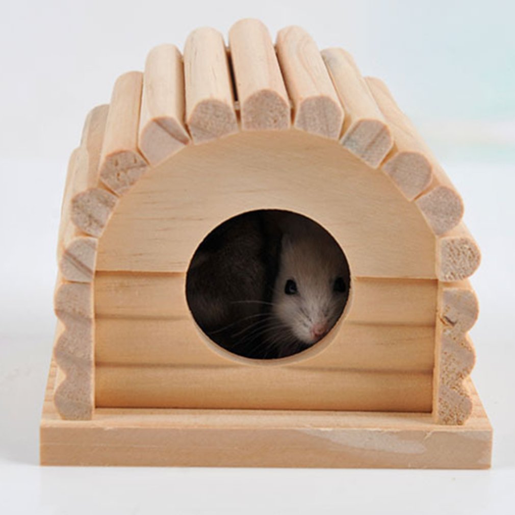 Mini Small Pet Wooden House Cage Winter Windproof ... – Grandado