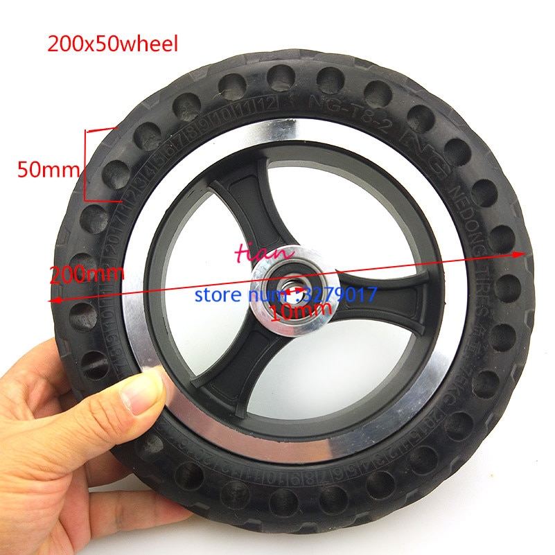 Non inflatable wheel 200x50 soild tyre 200X50 Full... – Grandado