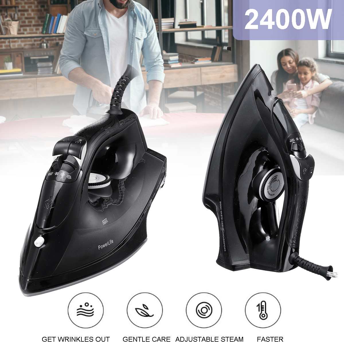 Electric Steam Iron For Garment Steam Generator Ro... – Grandado