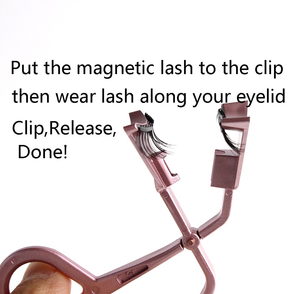 No Glue Needed Magnetic Eyelashes Clip Apply Quick... – Vicedeal