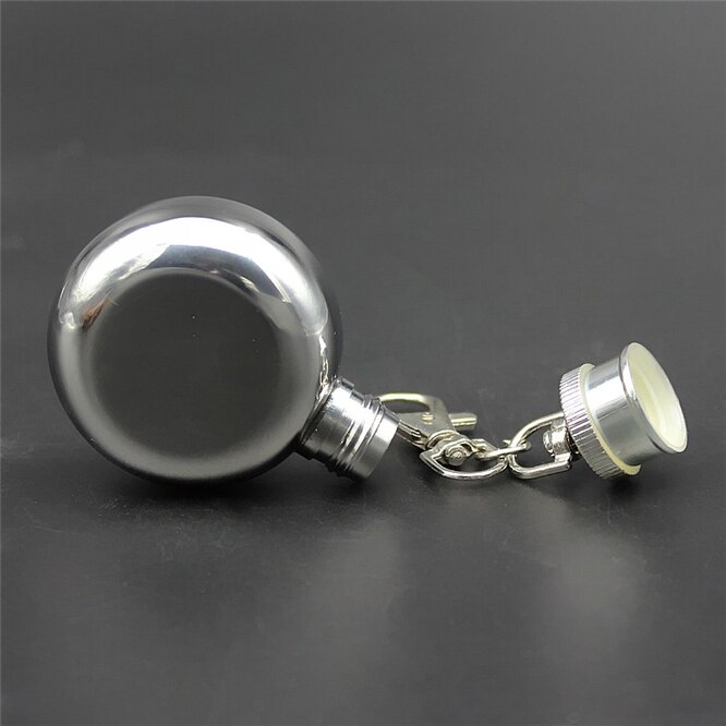 1oz Mini Round Hip Flask Stainless Steel Alcohol W... – Grandado