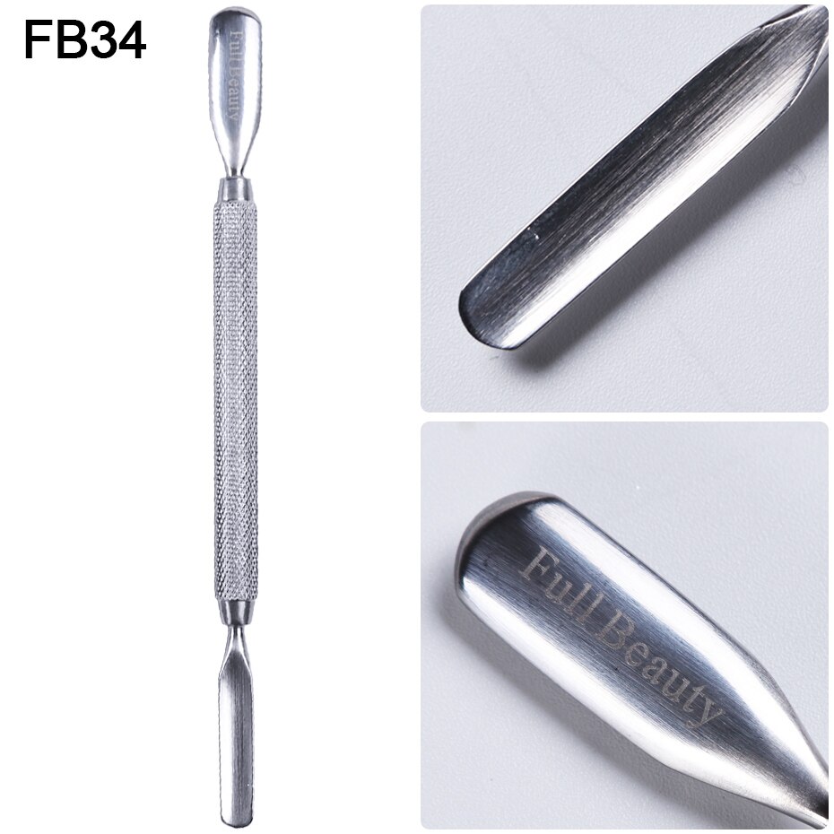 Nail Cuticle Pusher Stainless Steel Dual-end Trimm... – Grandado