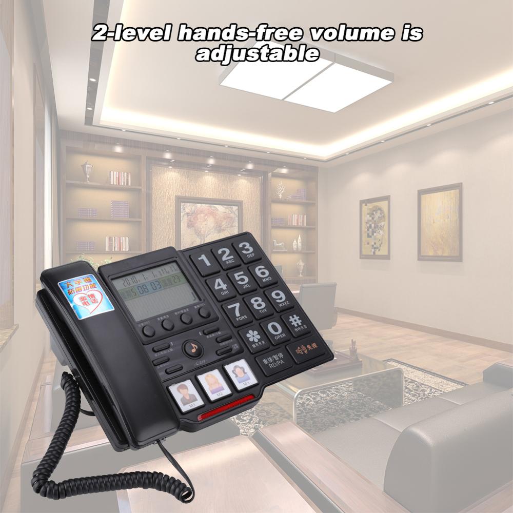C219 Home Landline Fixed Telephone Caller ID Displ... – Grandado