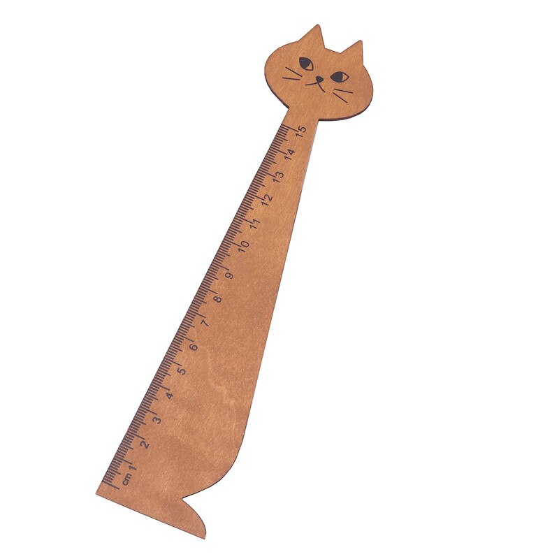 2 pcs 15cm Cartoon Cat Ruler Lovely Cat Shape Rule... – Vicedeal