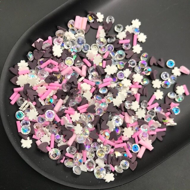 150g Cute Mix Polymer Clay Sprinkle With Diamond F... – Vicedeal