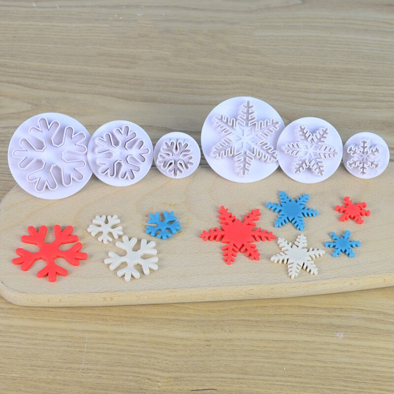 6 Stuks Kerst Cookie Cutters Sugarcraft Cake Decor... – Vicedeal