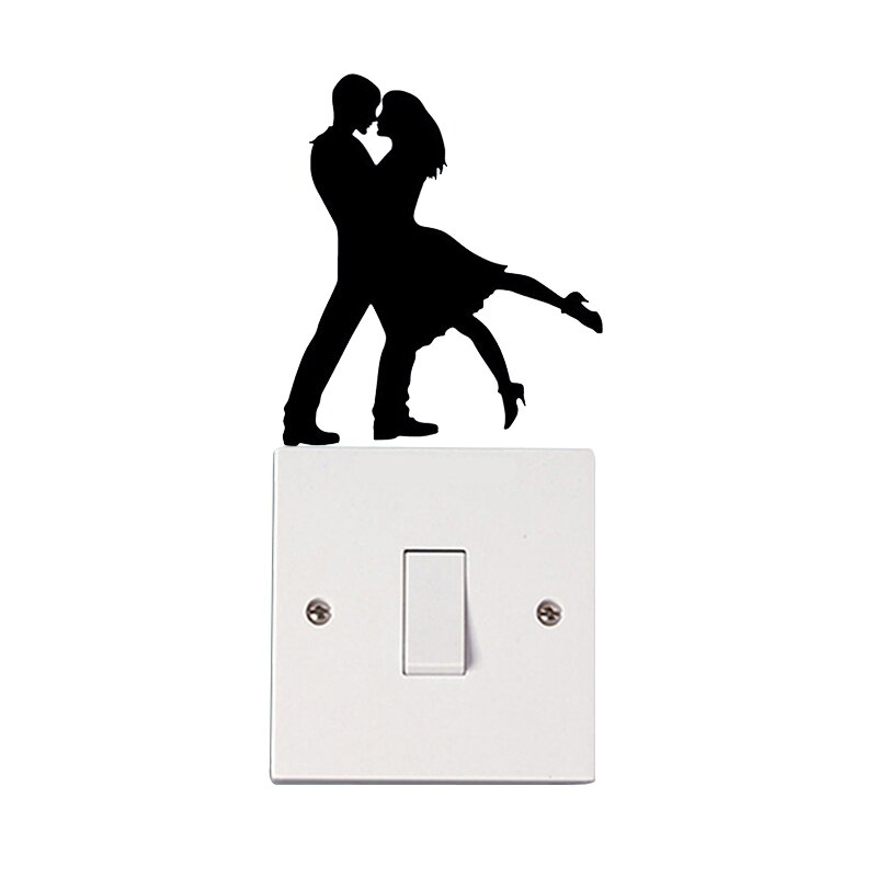 Romantic tango Dancer Morden Switch Decals Sticker... – Grandado